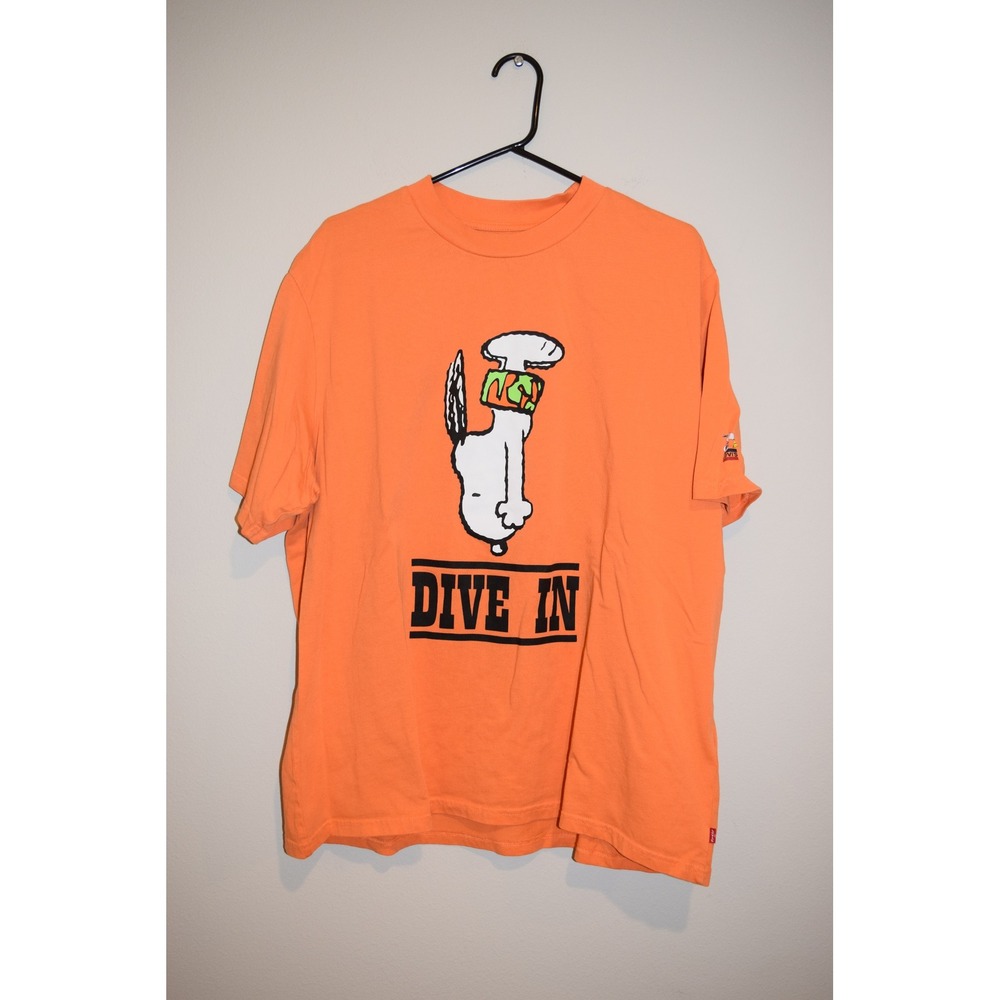 Levi's X Peanuts Snoopy 'Dive In' Oversized Tee Shirt… - Gem